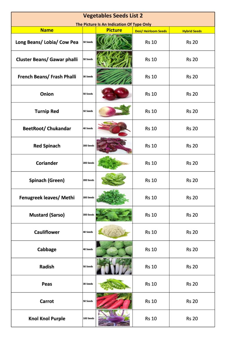 Vegetables-List-2 — Kitchen Home Gardener Vegetables-List-2 — Kitchen Home Gardener
